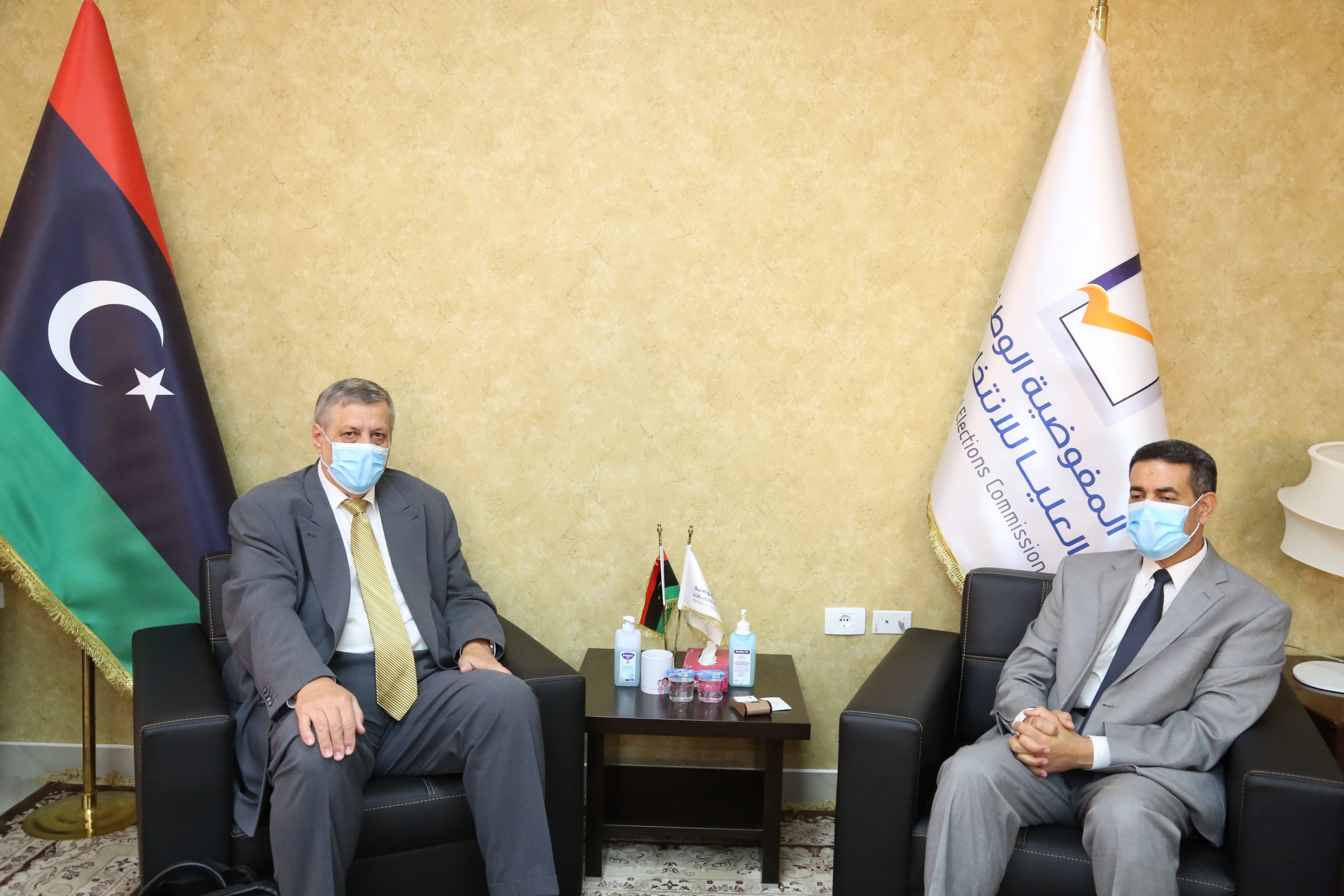 HNEC Board welcomes the UN Special Envoy - المفوضية الوطنية العليا ...